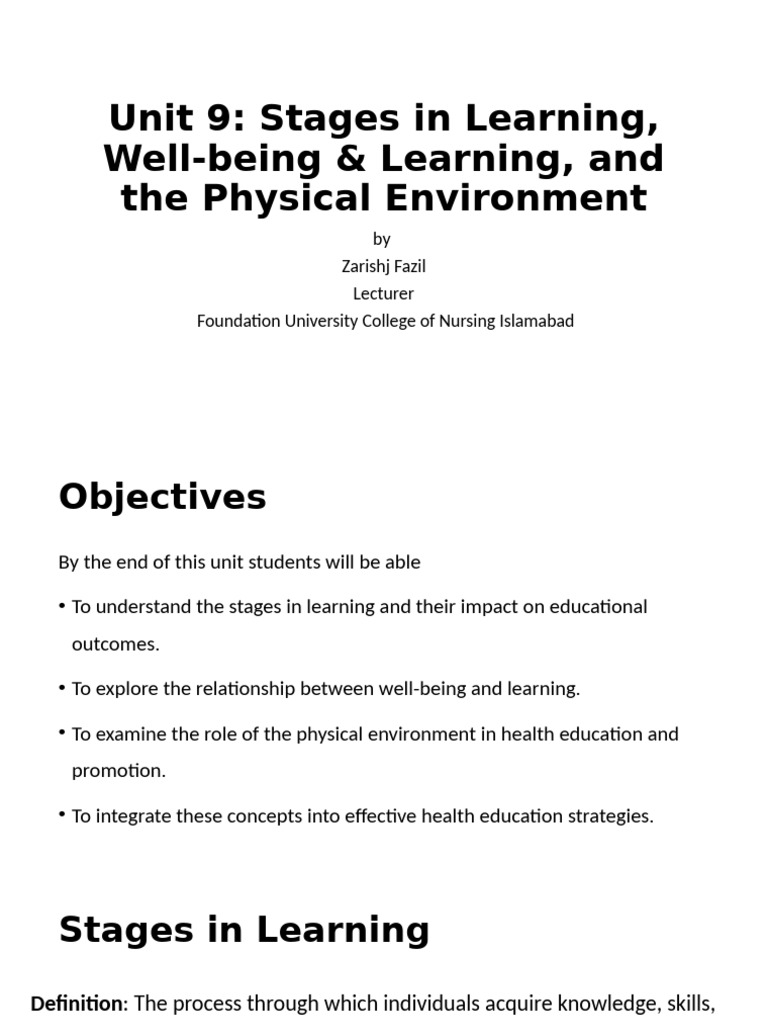Unit IX .Assessment of Learning and Learner-1 | PDF | Learning | Psychology