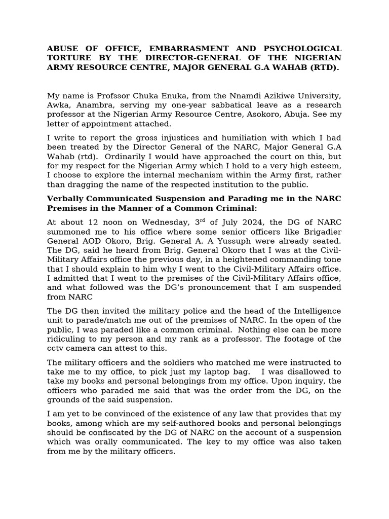 Abuse of Office by Dg Narc | PDF | Justice | Crime & Violence