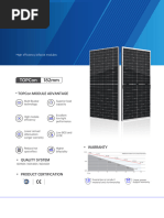 WAAREE-Panal Specification | PDF | Sustainable Technologies | Electricity