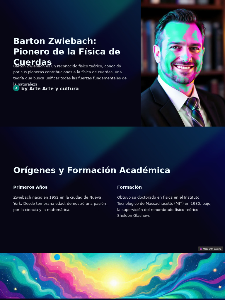 Barton Zwiebach Pionero de La Fisica de Cuerdas | PDF | Física | Teoria de las cuerdas