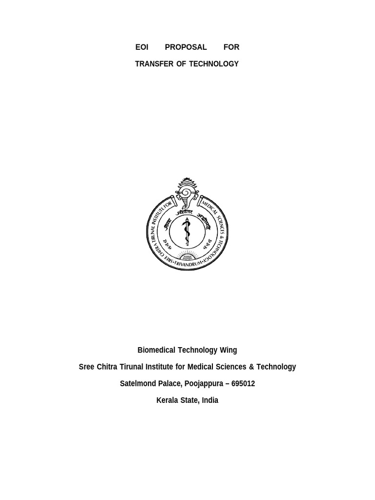 EOI for Bioprosthetic Heart Valve Transfer | PDF | License | Heart