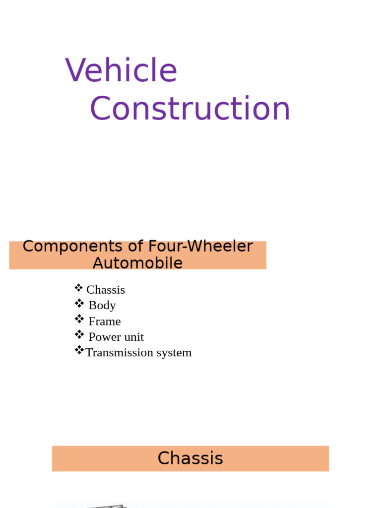 MODULE 1 - Chassis | PDF | Truck | Chassis