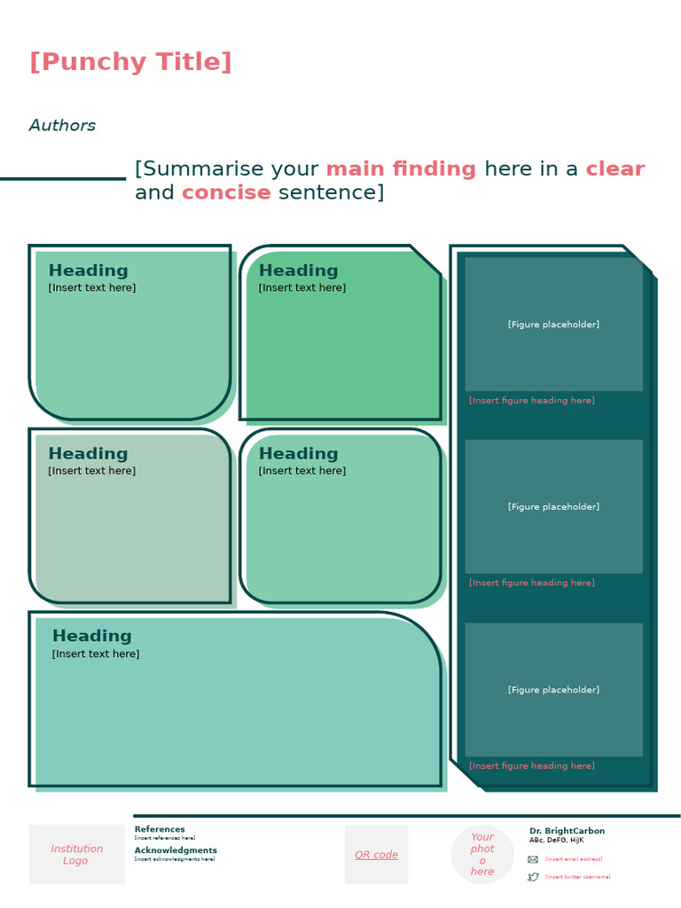 Academic Research Poster Template Portrait A2 DESIGN (2) (1) 1 | PDF ...
