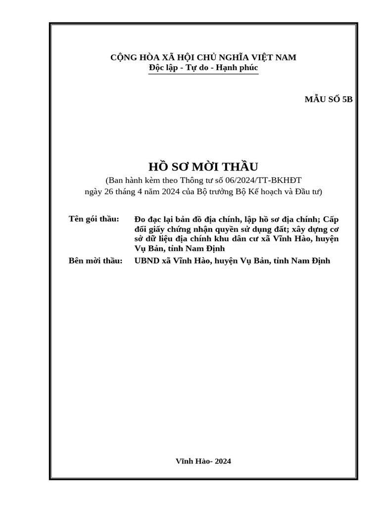 HSMT Vĩnh Hào | PDF