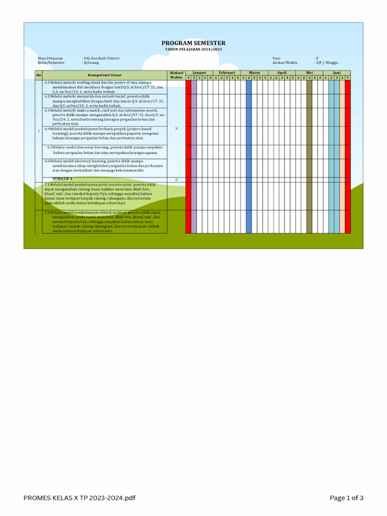 PROMES KELAS X TP 2023-2024.pdf | PDF