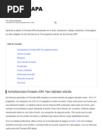 Formato APA 7 en Word: Guía Rápida | PDF