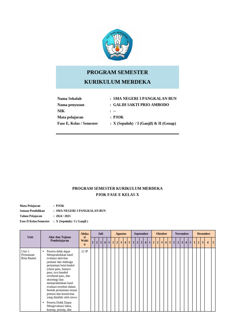 PROMES PJOK REVISI BARU | PDF