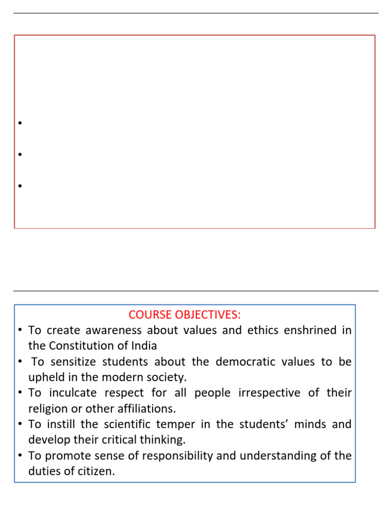 Ge3791 Human Values and Ethics Unit 1 | PDF | Democracy | Political ...