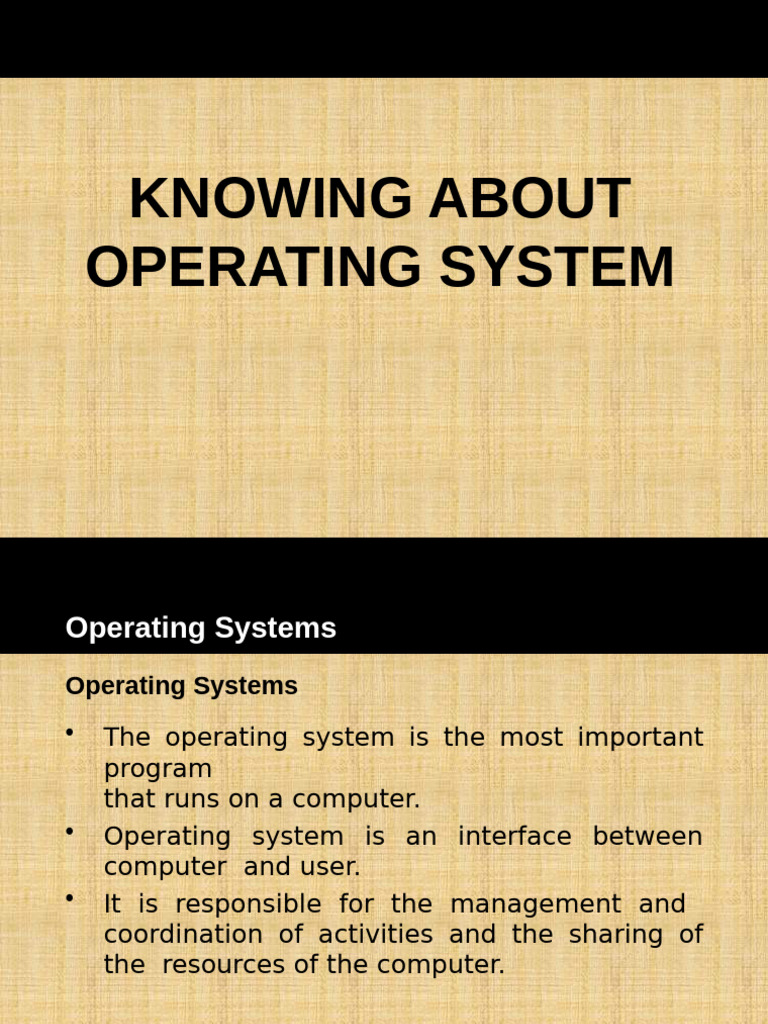 Types of Operating System | PDF | Graphical User Interfaces | Operating System