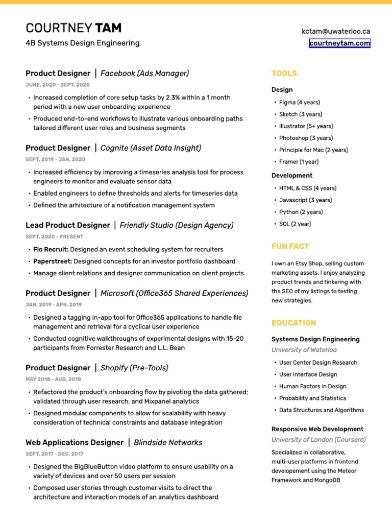 Resume | PDF | Web Development | Information Science