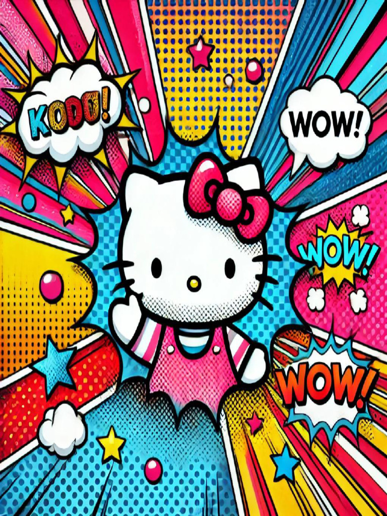 Hello Kitty Pop Art Poster | PDF
