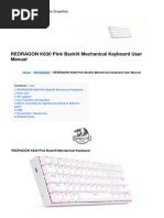 REDRAGON K630RGB Keyboard Guide | PDF | Computer Keyboard | Computing