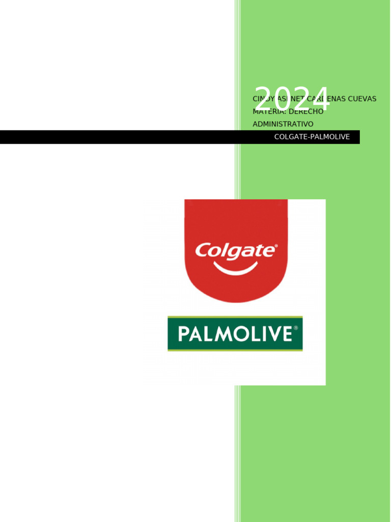 Historia y Estrategias de Colgate-Palmolive | PDF | Business