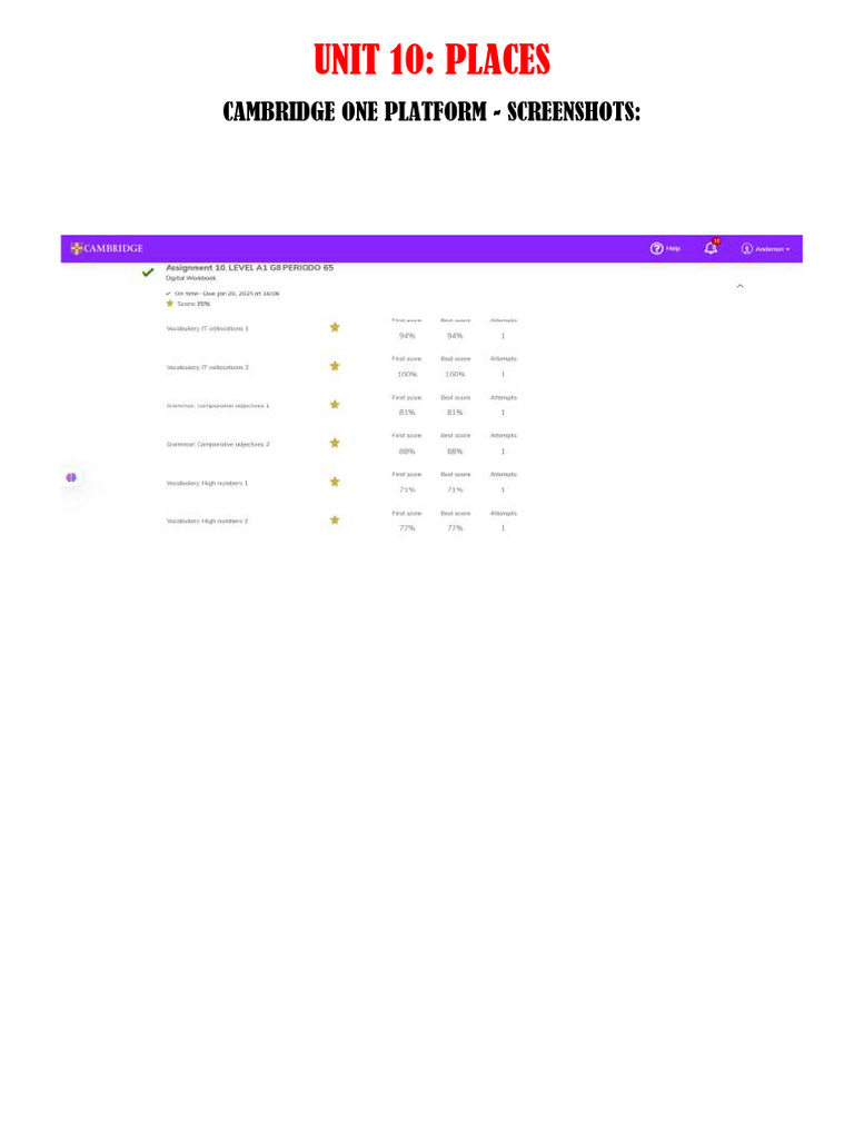 UNIT 10 CO-EVALUATION P65 | PDF