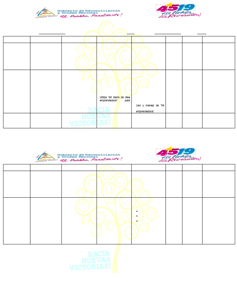Matriz de Programacion Efectiva AEP Cuarto Grado 2024 | PDF ...