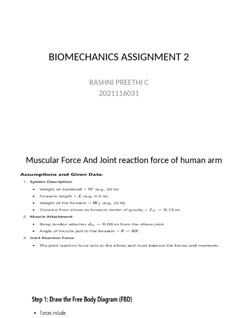 Biomechanics Assignment 2-2021116031 | PDF | Oscillation | Damping
