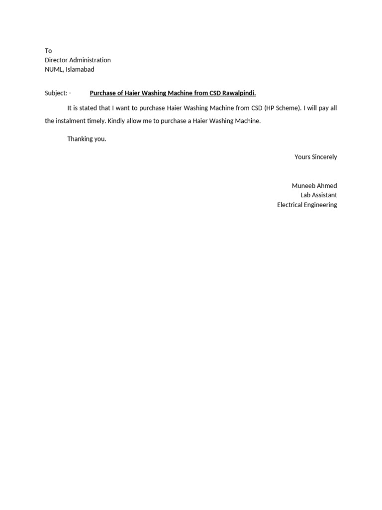 CSD Application Format | PDF