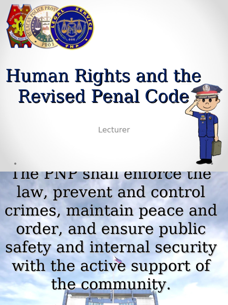 Human Rights in Revised Penal Code | PDF | Detention (Imprisonment ...