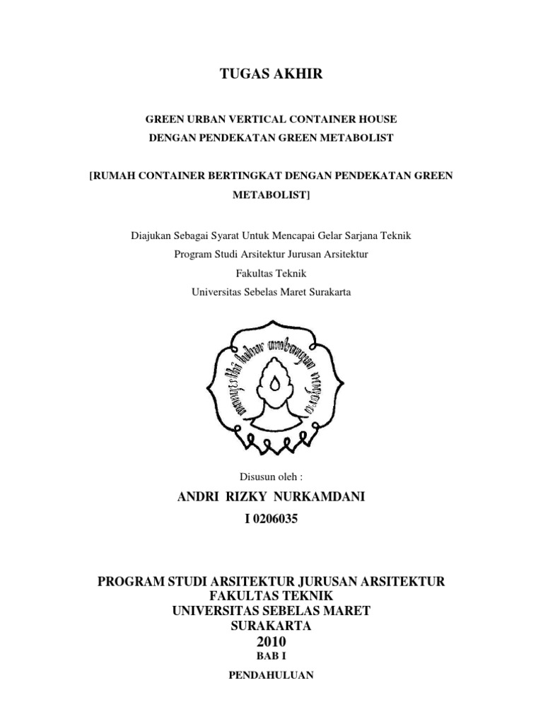 Ta Rumah Kontainer | PDF