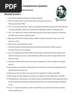 A Christmas Carol Stave 2 | PDF | Ebenezer Scrooge