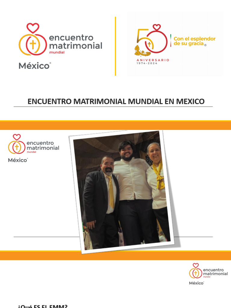 Encuentro Matrimonial Mundial México | PDF