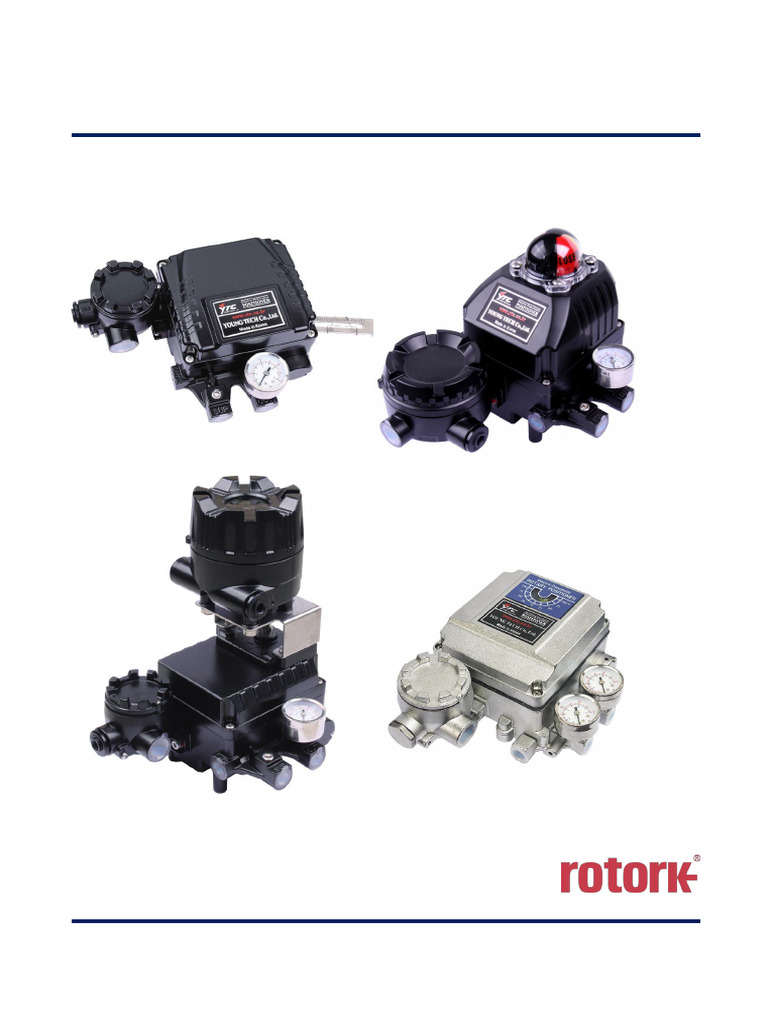 Electro-Pneumatic Positioner Manual | PDF | Switch | Actuator