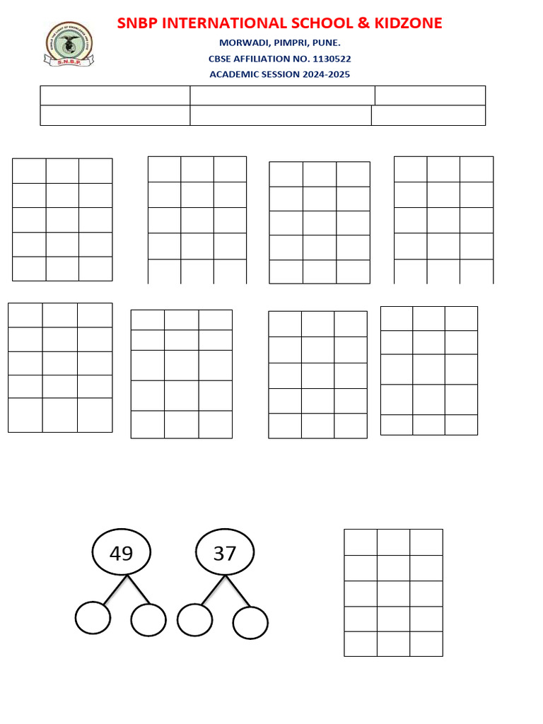 Maths L-7 Subtraction Up To 99 Using Tools Worksheet 2 | PDF