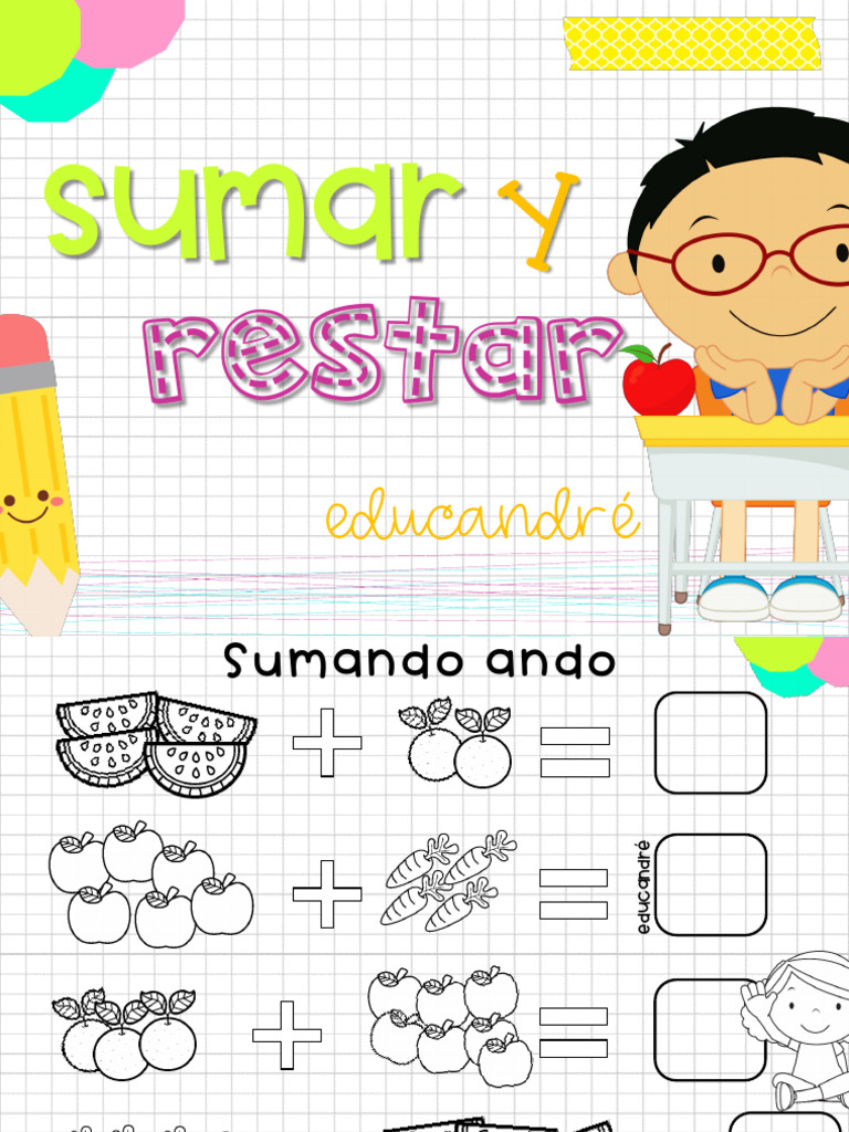 Sumar y Restar Educandré | PDF