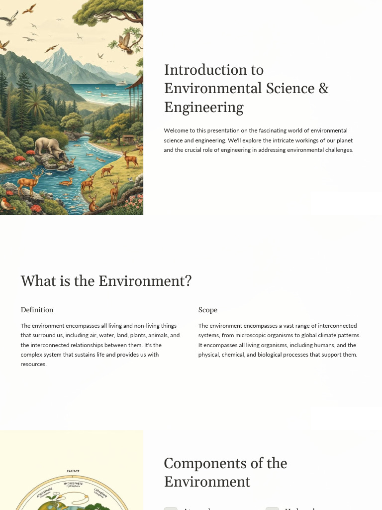 Introduction To Environmental Science and Engineering | PDF | Natural ...