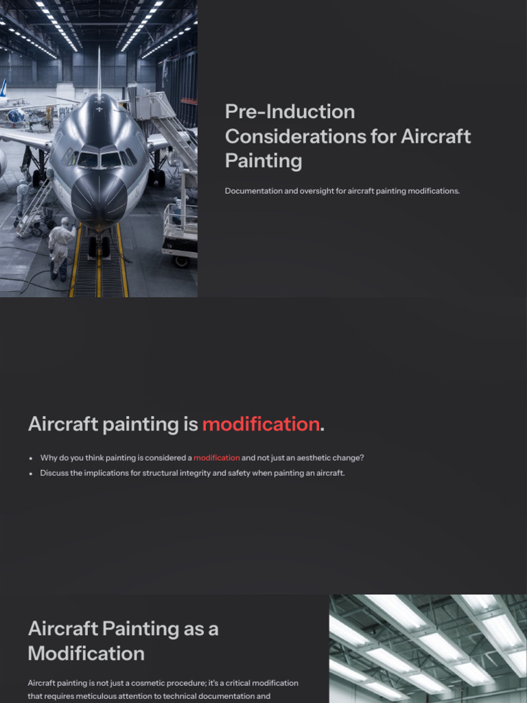 Aircraft Painting: Modification Guidelines | PDF
