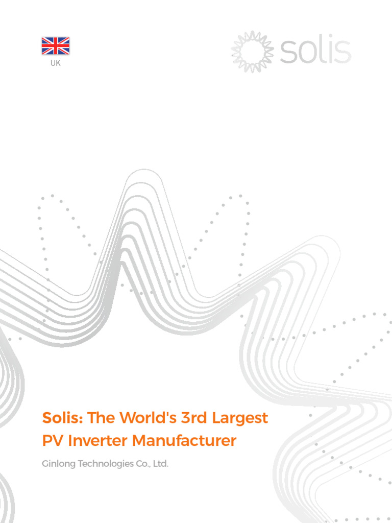 Solis Technical Brochure GBR | PDF | Photovoltaic System | Photovoltaics