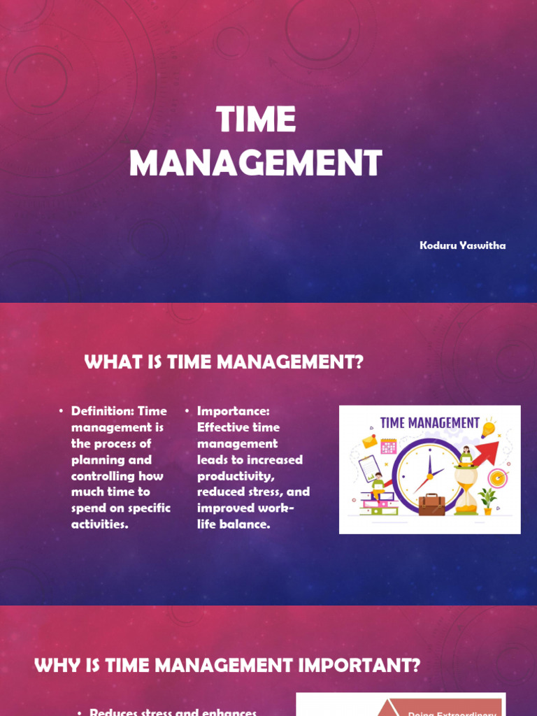 time management | PDF
