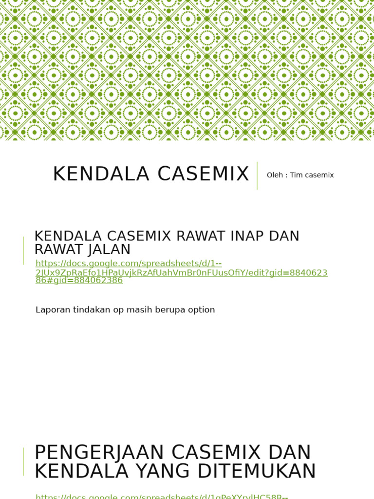 Kendala Casemix | PDF