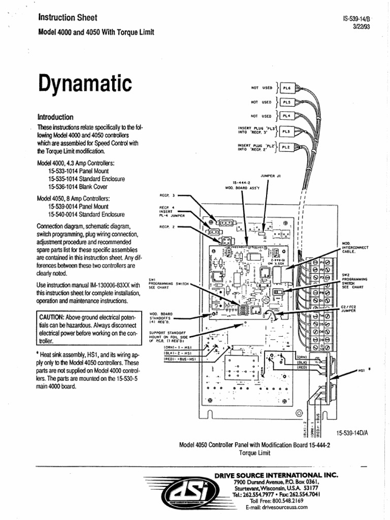 Model4000 4050 Torque Limit | PDF