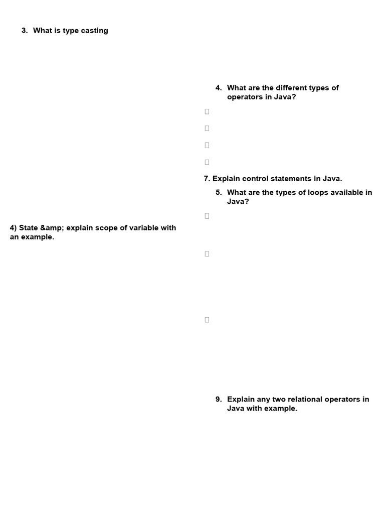 Short Ans Oop Pdf Programming Constructor Object Oriented Programming