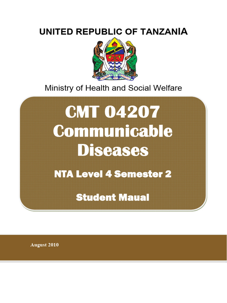 SM_CMT 04207 Communicable Diseases | PDF | Infection | Sexually ...