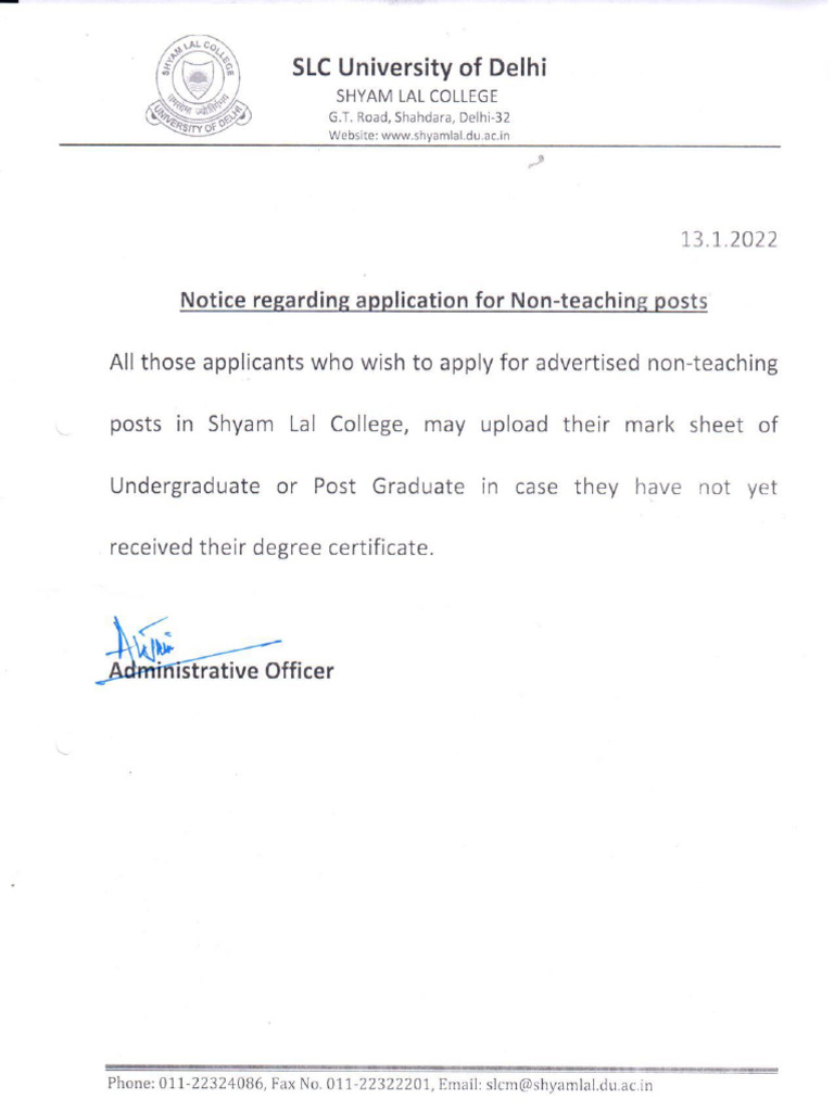 Degree Notice | PDF