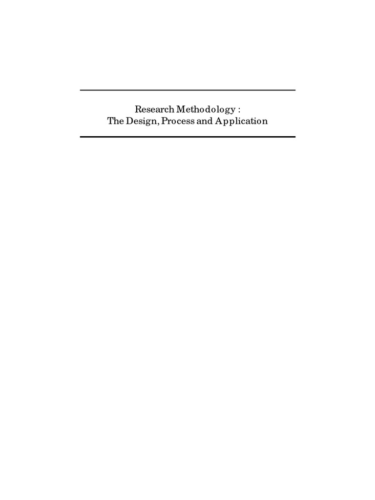 Book Research Methodology Pdf Science Methodology