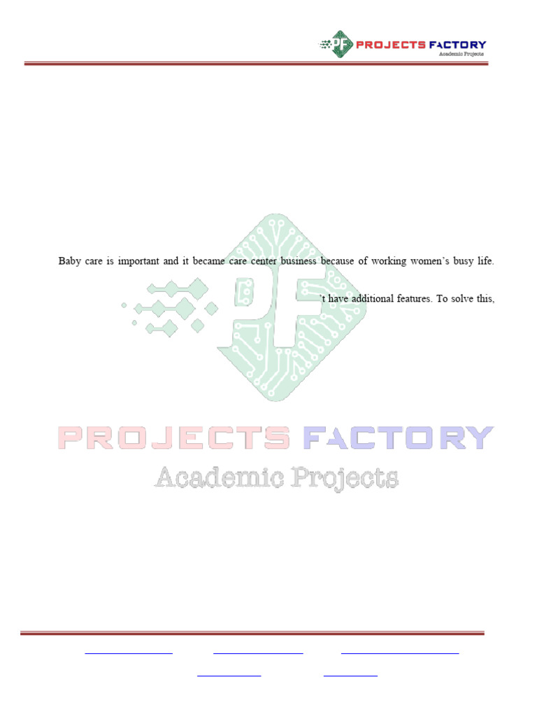 IoT Smart Cradle for Baby Monitoring | PDF | Arduino | Internet Of Things