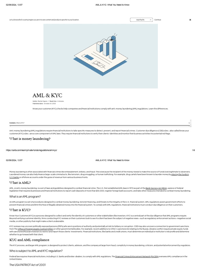 KYC and CDD Rules in AML Compliance | PDF | Money Laundering | Business
