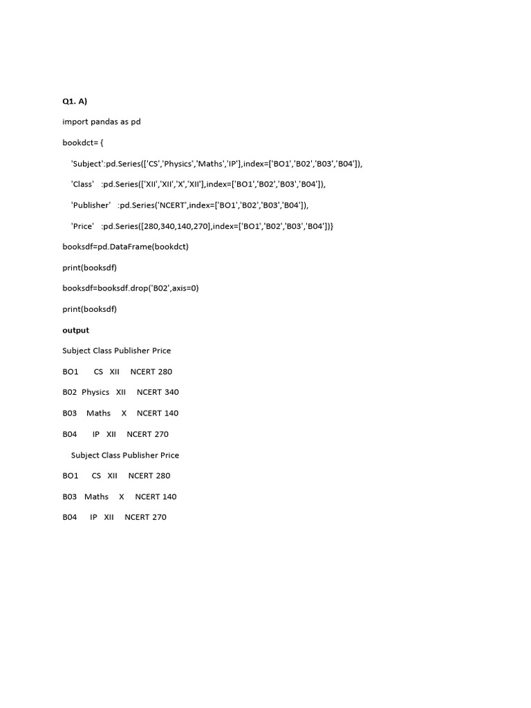 DataFrame Manipulation and Plotting | PDF