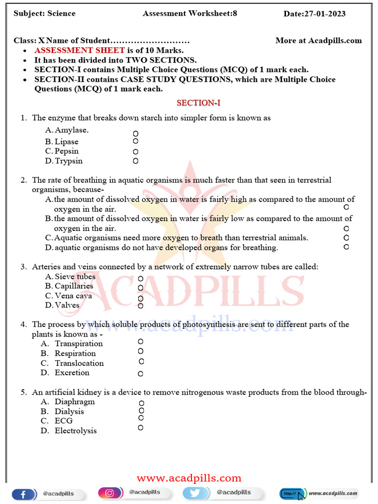 Science Assessment Worksheet8 | PDF | Metals | Oxygen