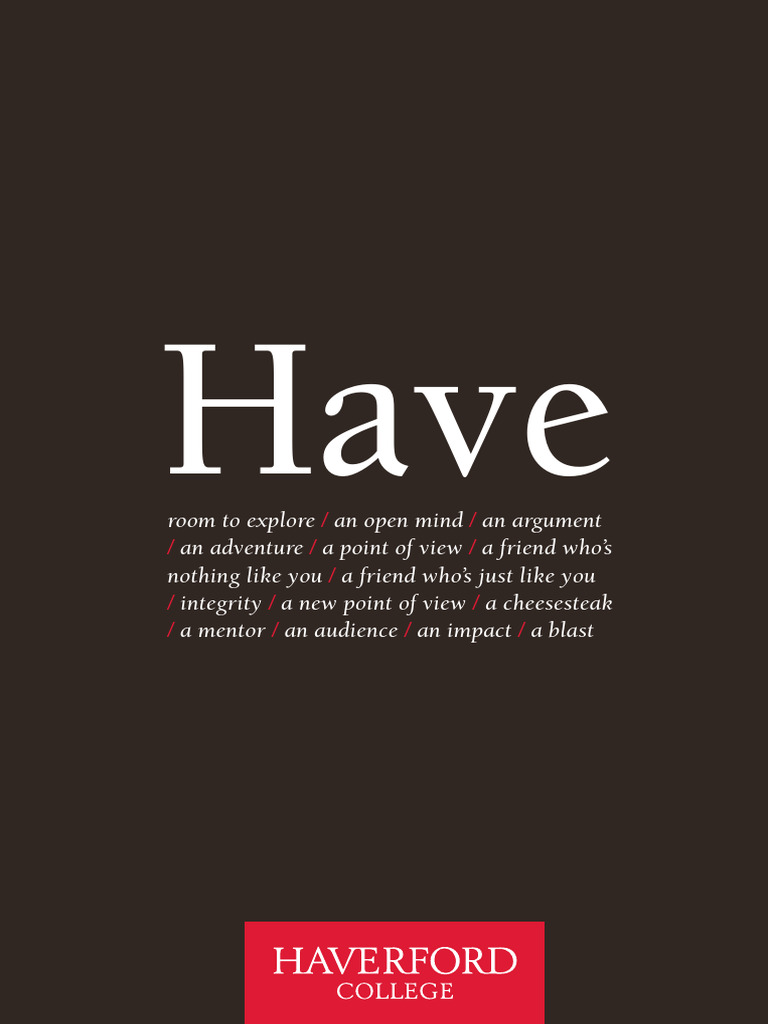 Haverford College Viewbook | PDF | Learning | Cognition