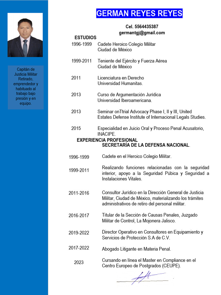 German Reyes Reyes | PDF