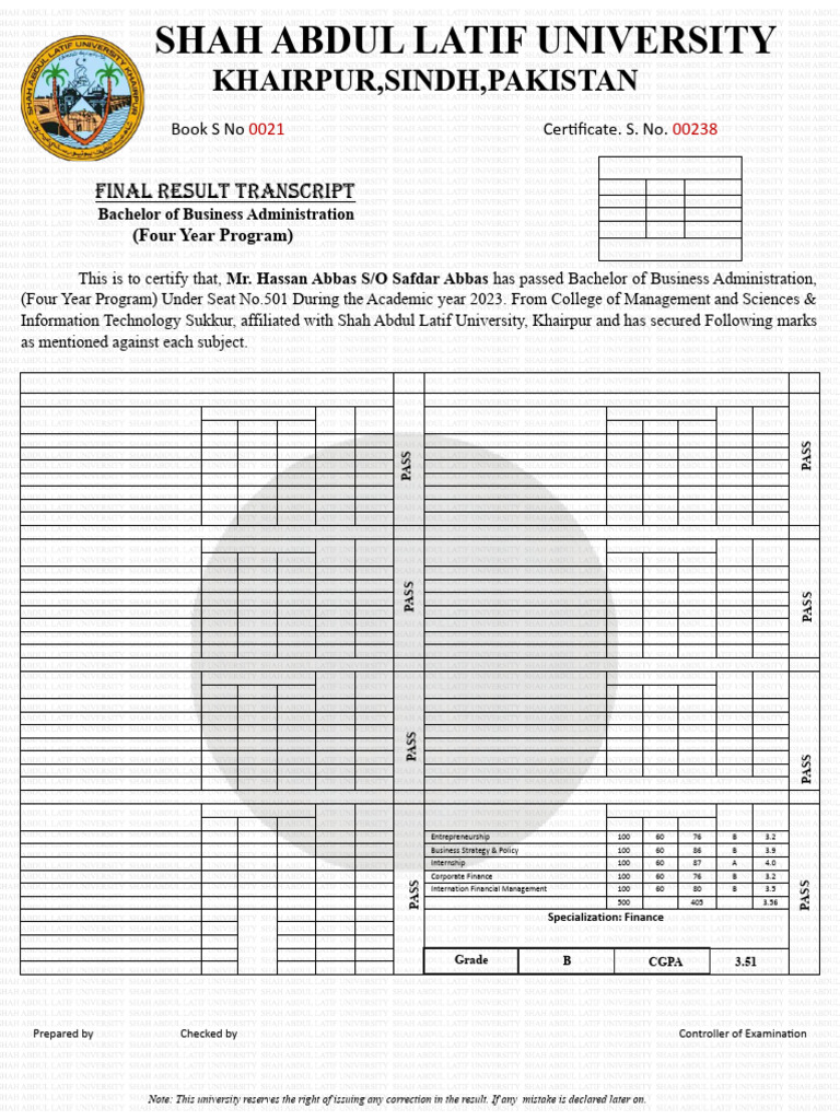 Quaid e Azam Trancript-1 | PDF | Economies | Business