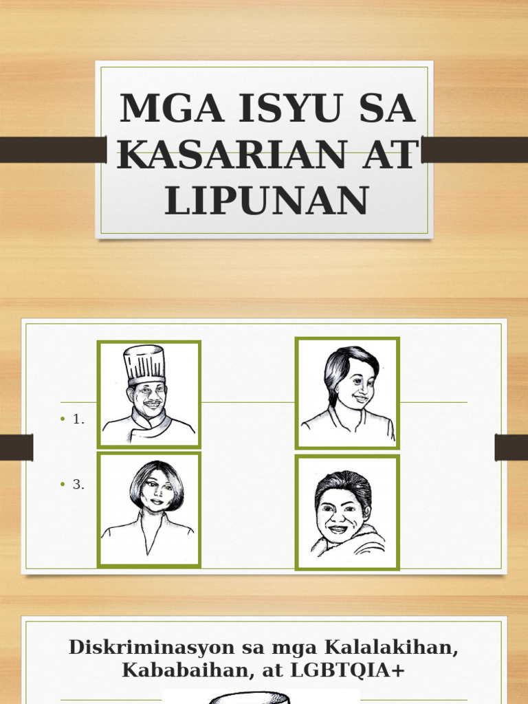 Mga Isyu Sa Kasarian at Lipunan Lesson 2 | PDF