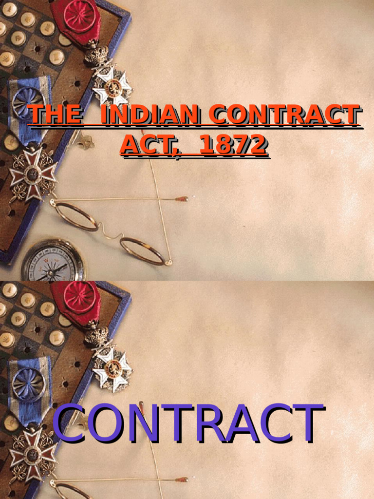 Indian Contract Act 1872 Overview | PDF | Guarantee | Damages