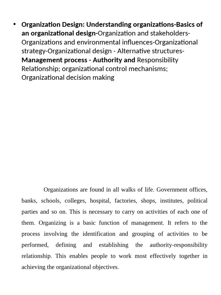 Organizational Design and Behavior Basics | PDF | Communication | Behavior
