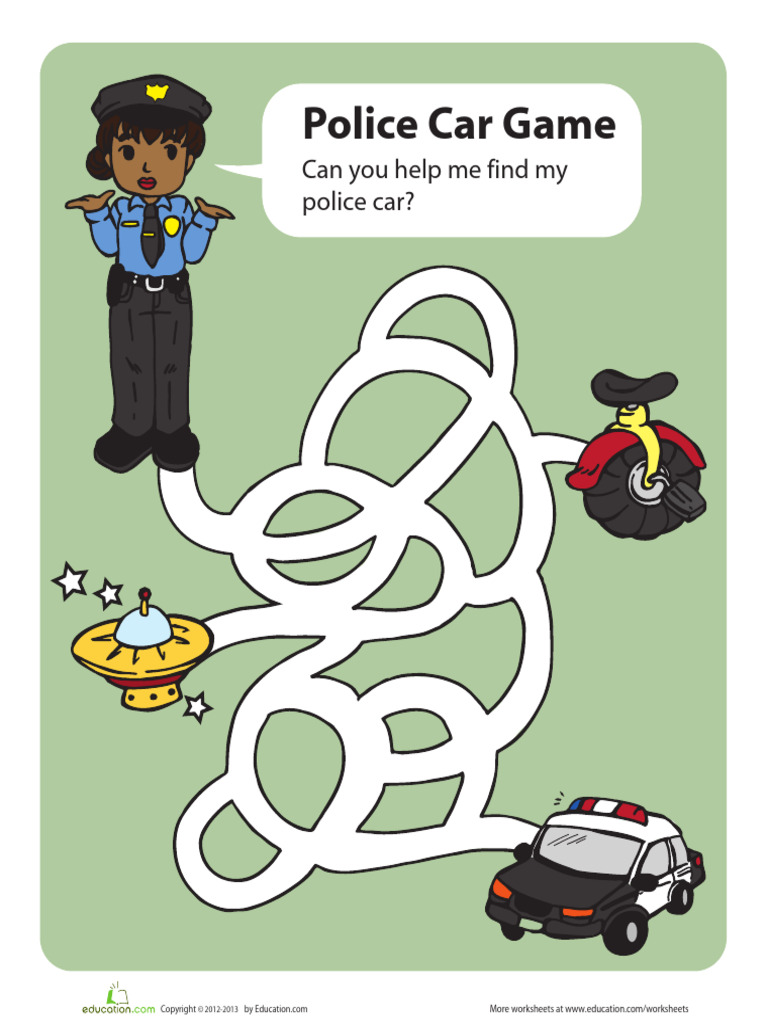 Police Car Game | PDF