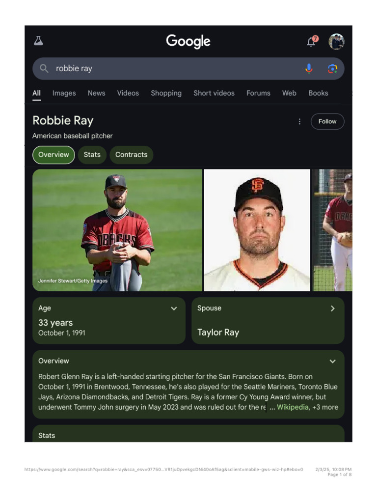 Robbie Ray - Google Search | PDF | Major League Baseball Teams | Sports